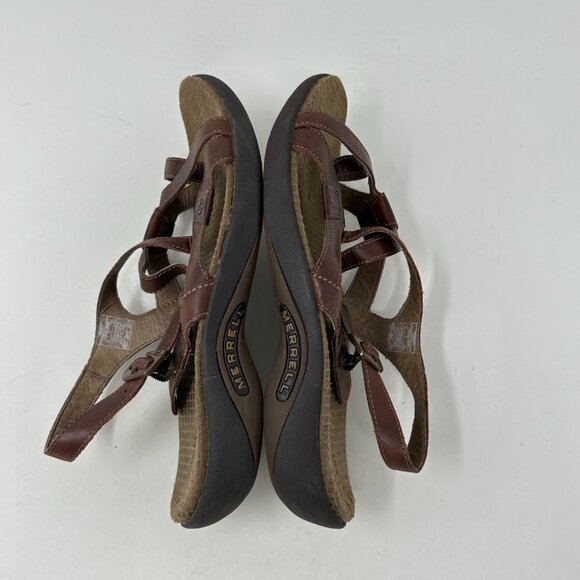 Merrell | Shoes | Merrell Leather Ankle Strap Sandals Womens 9 | Poshmark